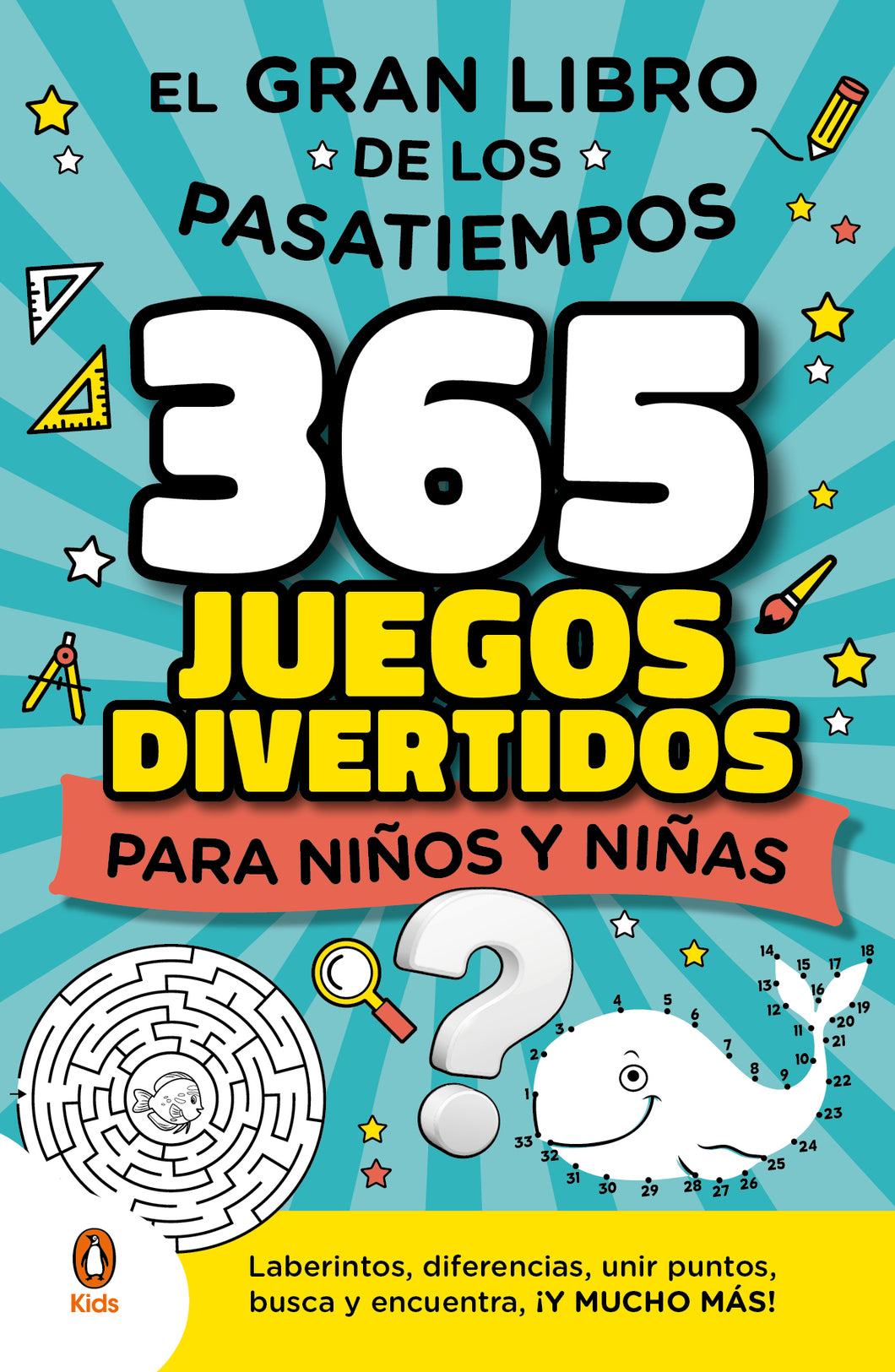 El gran libro de los pasatiempos. 365 juegos divertidos para niños y n ...